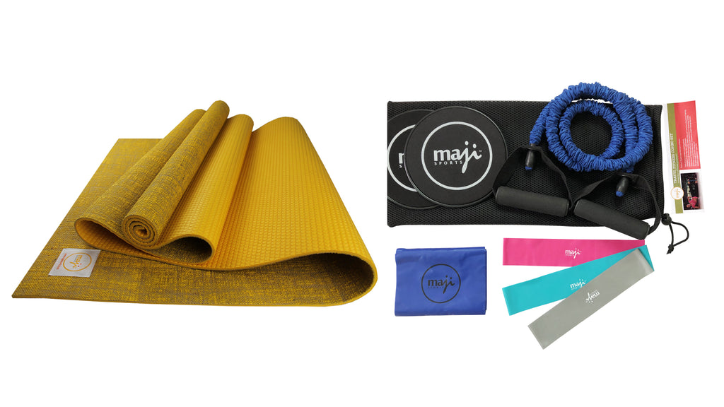 Buy Jute Premium Eco Yoga Mat | Maji Sports